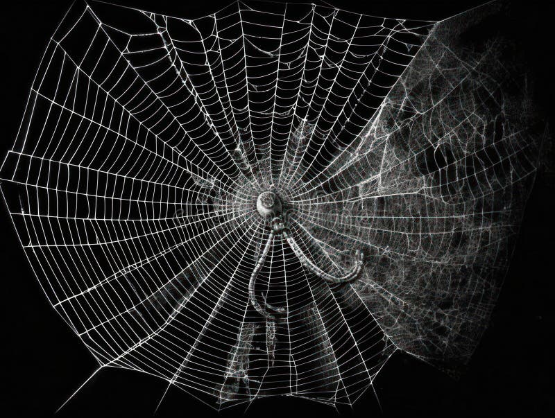 The Complex Structure of a Spider S Web Created with Generative AI ...