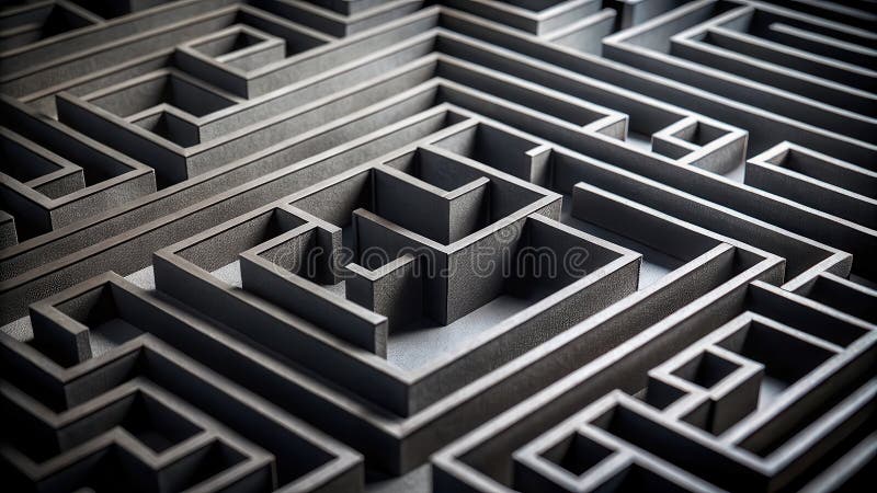 Intricate Labyrinthine Structure a Complex Network of Pathways and Dead ...