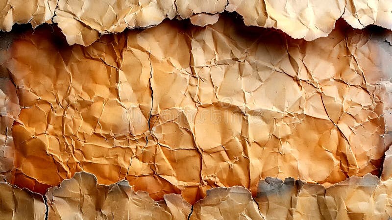 Textured Layers of Crumpled Paper Create a Rustic Background for ...