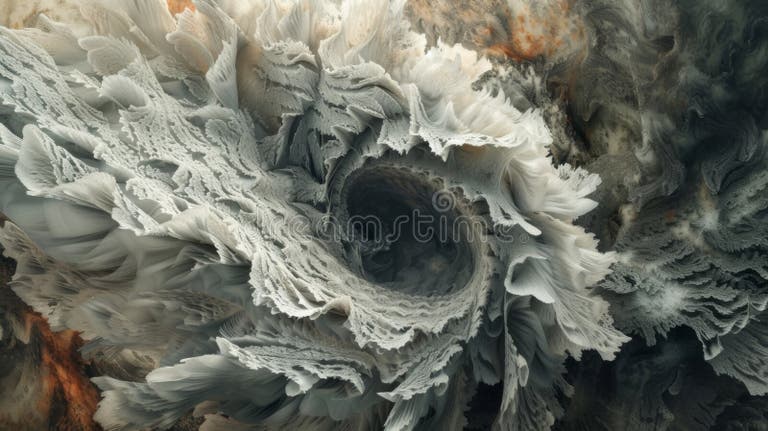 The Intricate Layers of Fur Ruffle Together Creating a Mesmerizing ...