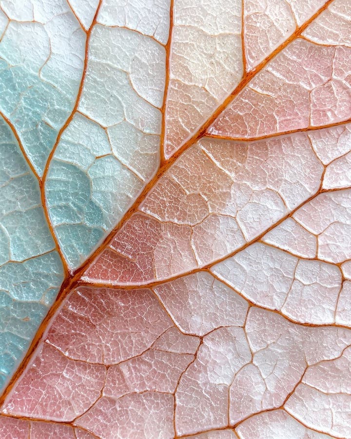 Intricate Leaf Vein Pattern Stock Illustration - Illustration of ...