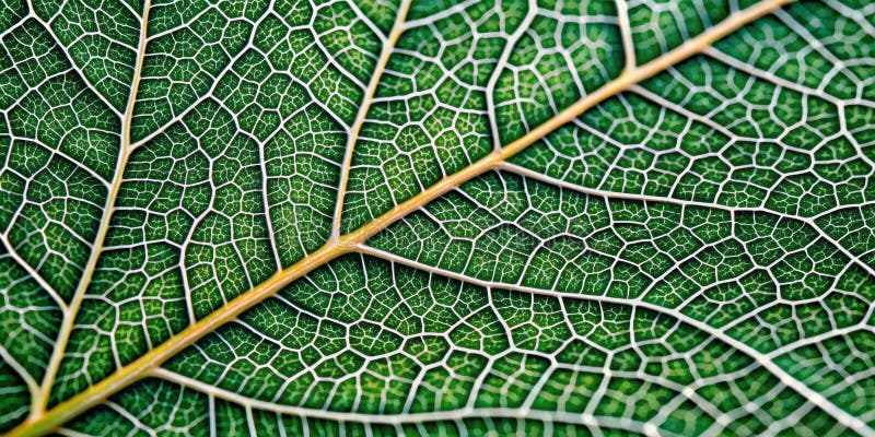 Intricate Leaf Veins a Close-up Study of Natural Geometry and Botanical ...