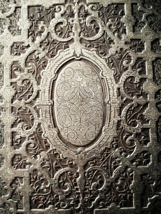 Intricate Leather Book Cover Stock Photo - Image of ornamental, tome ...