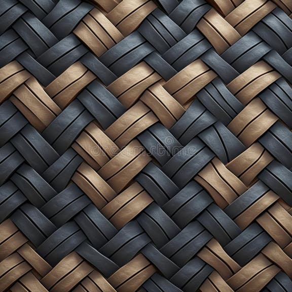 Intricate Leather Pattern Design with Harmonious Color Blend Stock ...