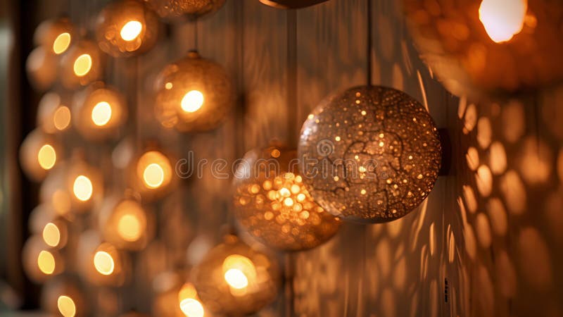 The Intricate Light Fixtures Lining the Walls Create a Soft Glow Adding ...