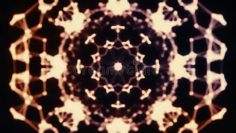 Intricate Light Patterns Create Mesmerizing Visual Display in Abstract ...