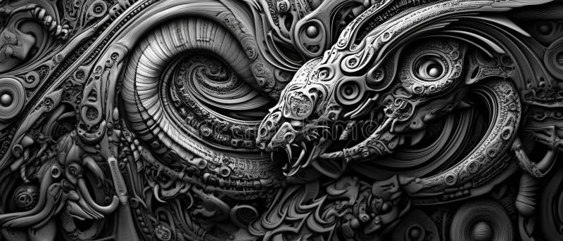 Intricate Line Art Background with Depth and Complexity in Design ...