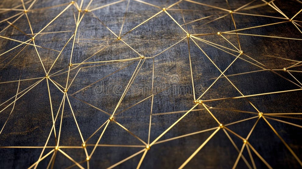 Intricate Lines Connect in a Network Pattern, Symbolizing Connectivity ...