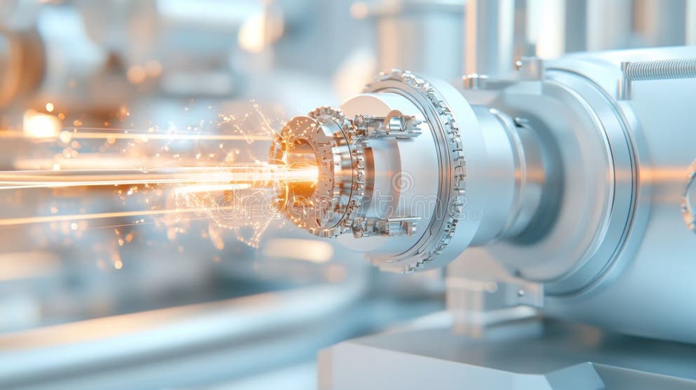 Intricate Machinery during a Precise Engineering Process Highlights ...