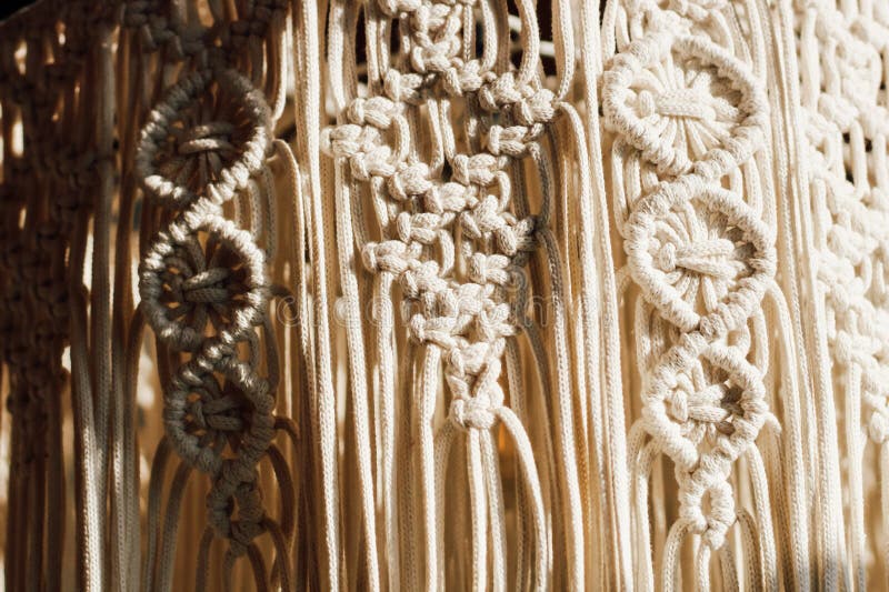 Intricate Macrame Design Showcasing Craftsmanship and Artistic ...