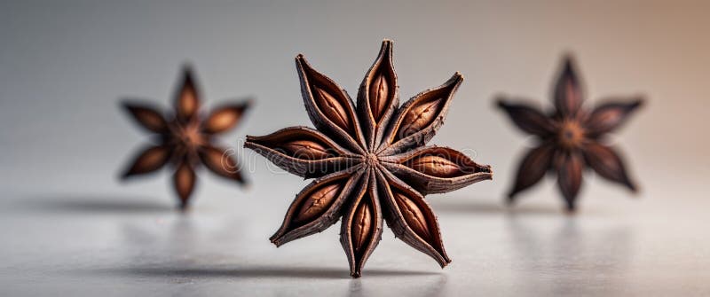 Intricate Macro View of a Star Anise Pod Showcasing Its Unique ...