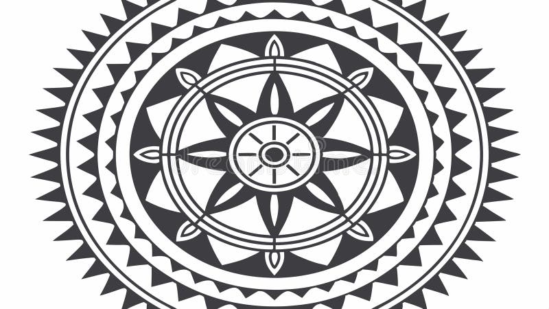 Intricate Mandala Compass Rose, Spiritual Direction Design, Vector ...