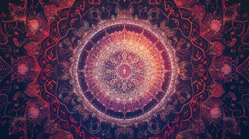 Intricate Mandala Pattern. Detailed and Mesmerizing Design Stock Photo ...