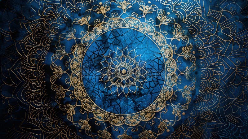 Intricate Mandala Pattern. Floral-inspired Geometric Design Stock Photo ...