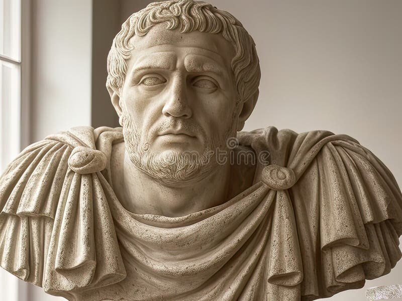 Thales of Miletus Vector Drawing with Surface for Hair Stock Vector ...