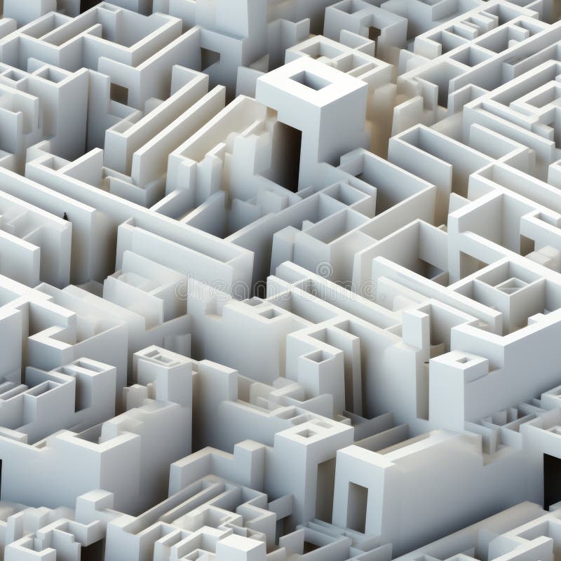 Intricate Maze-like Structures in a Modern Architectural Design Concept ...