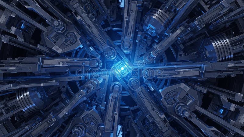 Central Glowing Mechanism Stock Photos - Free & Royalty-Free Stock ...