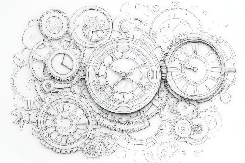Intricate Mechanical Gears and Clocks in a Complex Network of Time ...