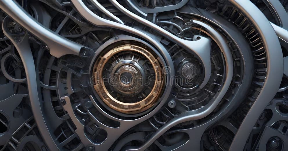 Intricate Mechanical Gears stock photo. Image of clockwork - 308797716