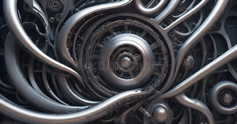 Intricate Mechanical Gears stock image. Image of metalwork - 309459547