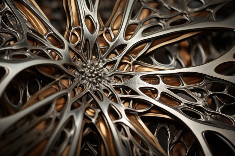 Intricate Metal Design Created by a Skilled Fabricator Stock ...