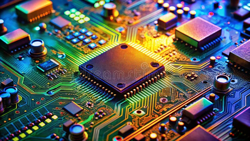Intricate Microelectronics a Deep Dive into a Modern Processor Chip on ...
