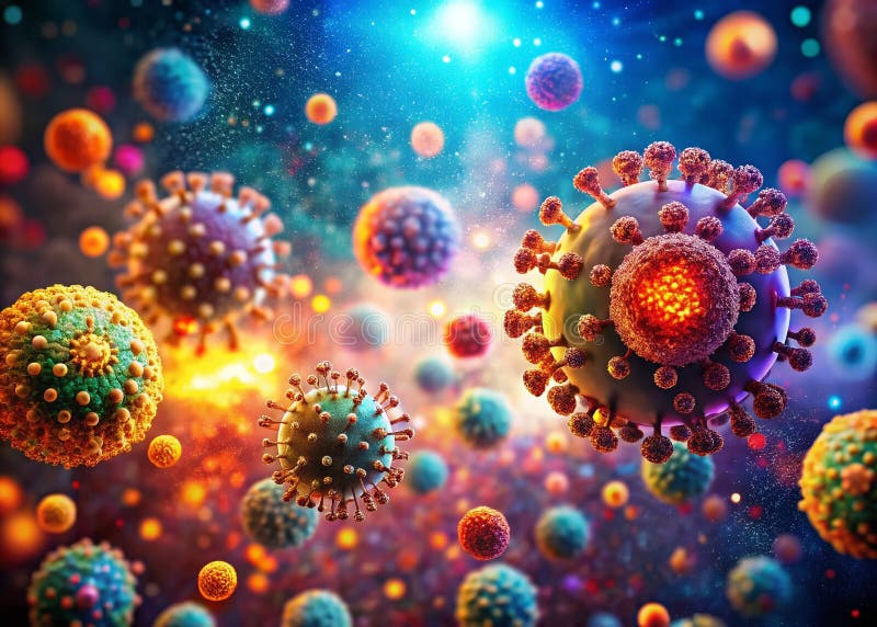 Intricate Microscopic Dust Particle Background a Stunning 4K Abstract ...