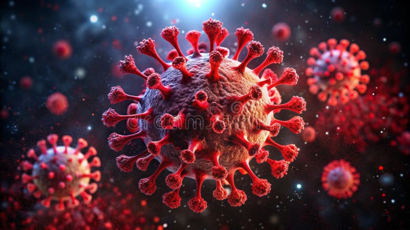 Intricate Microscopic Representation of the COVID19 Virus a Detailed ...