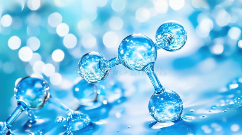 Intricate Molecular Structure: a Blue Water World of Science and ...