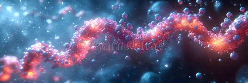 Intricate Molecular Structure of Genetic Code Revealing Scientific ...