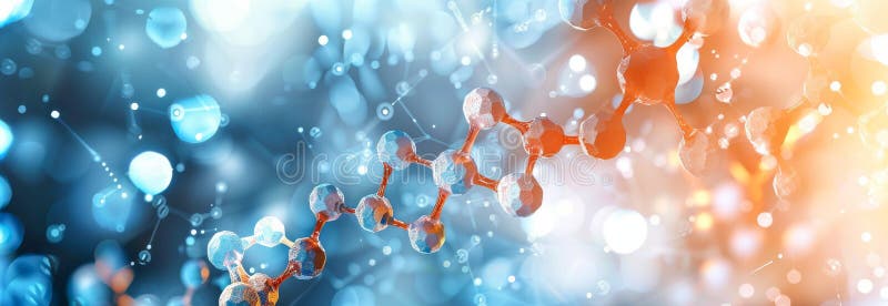 Intricate Molecular Structures and Chemical Formulas Intertwined ...