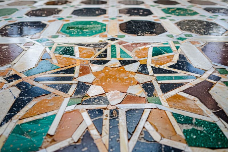 Intricate Mosaic Floor stock illustration. Illustration of stone ...