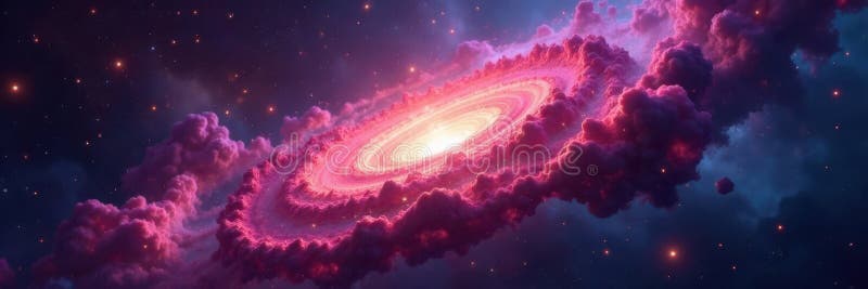 Intricate Nebula Structure, Stellar Field, Cosmic Particles , Emission ...