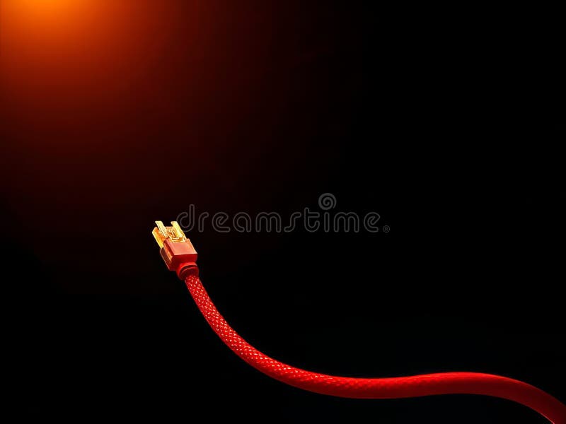 Intricate Network Cable Design a Vibrant Abstract Representation of ...