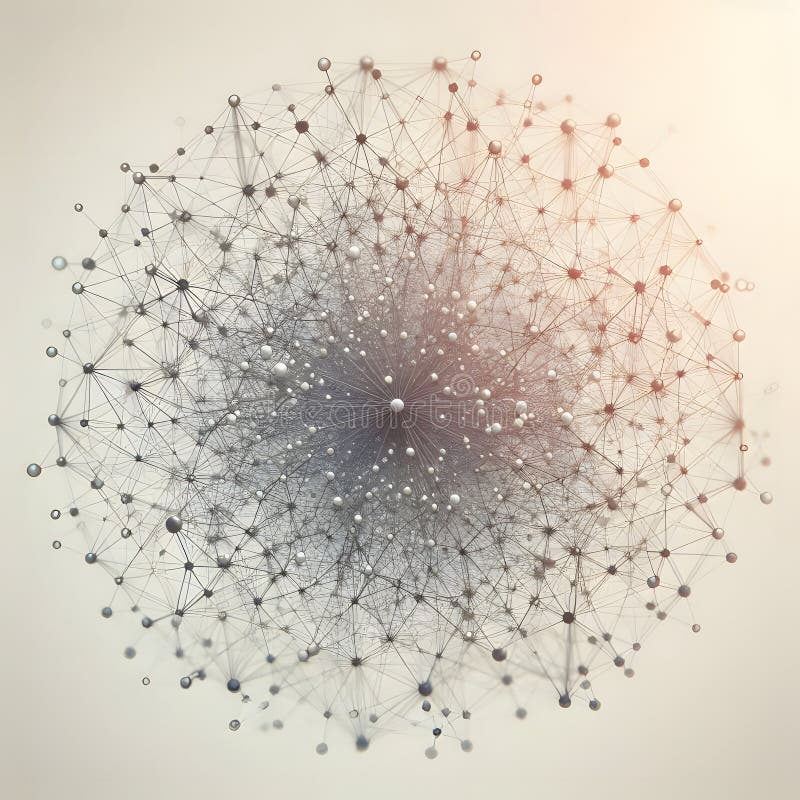 An Intricate Network of Interconnected Lines and Nodes, Resembling a ... An Intricate Network of Interconnected Lines and Nodes, Resembling a ...