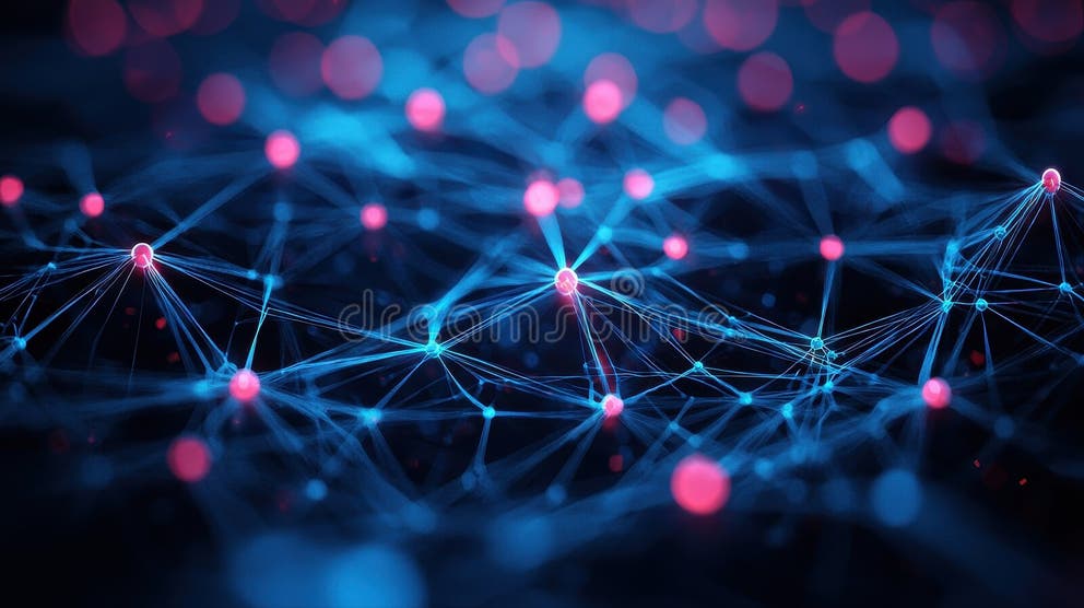 Intricate Network of Interconnected Lines Representing Modern ...