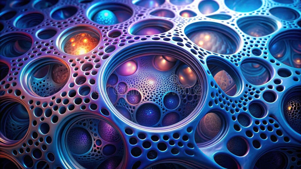 Intricate Network of Interconnected Spheres within a Complex, Metallic ...