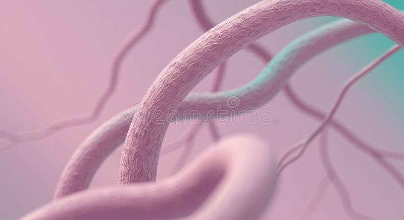 Intricate Network of Intertwining, Tubular Structures with a Textured ...