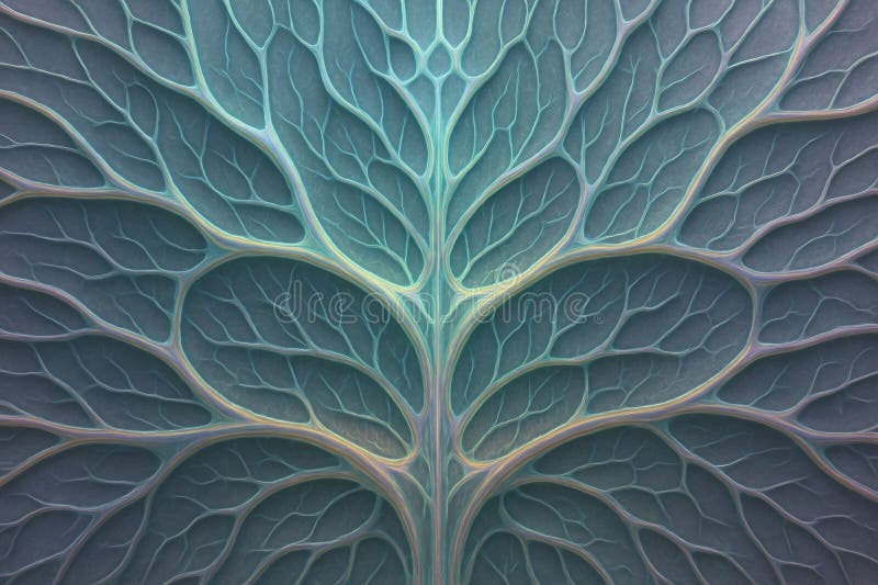 Intricate Network of Leaf Veins Creates a Captivating Abstract Pattern ...