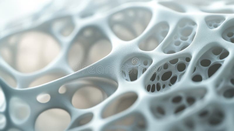 Intricate Network of Organic Structures in Science Stock Illustration ...
