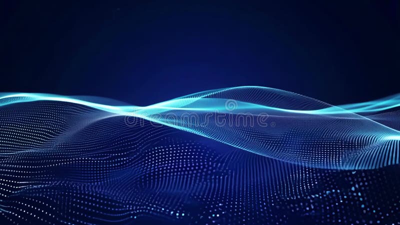 An Intricate Network of Particles and Dots Form a Captivating Cyber ...