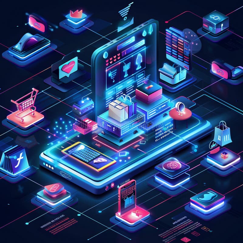 Intricate Network Topology Elegant Data Pathways Woven Like a Digital ...