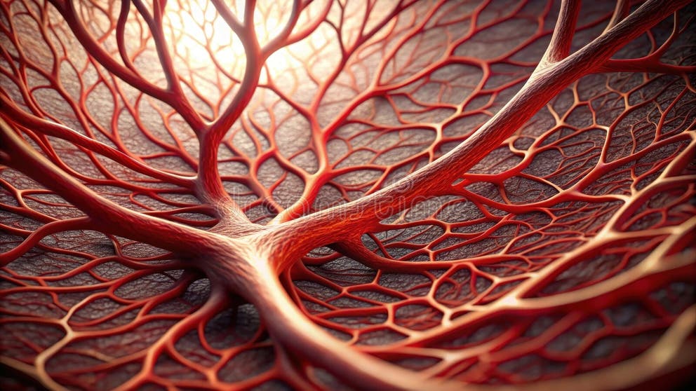 Intricate Network of Vessels a Detailed Representation of the Vascular ...