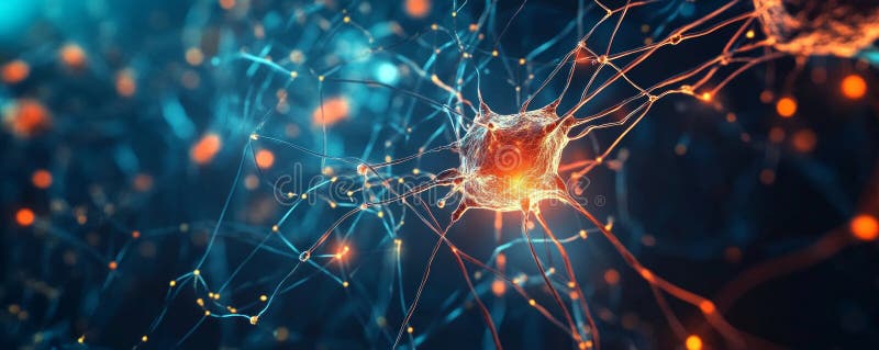 Intricate Neural Network Connections and Synapses Visualized in a ...