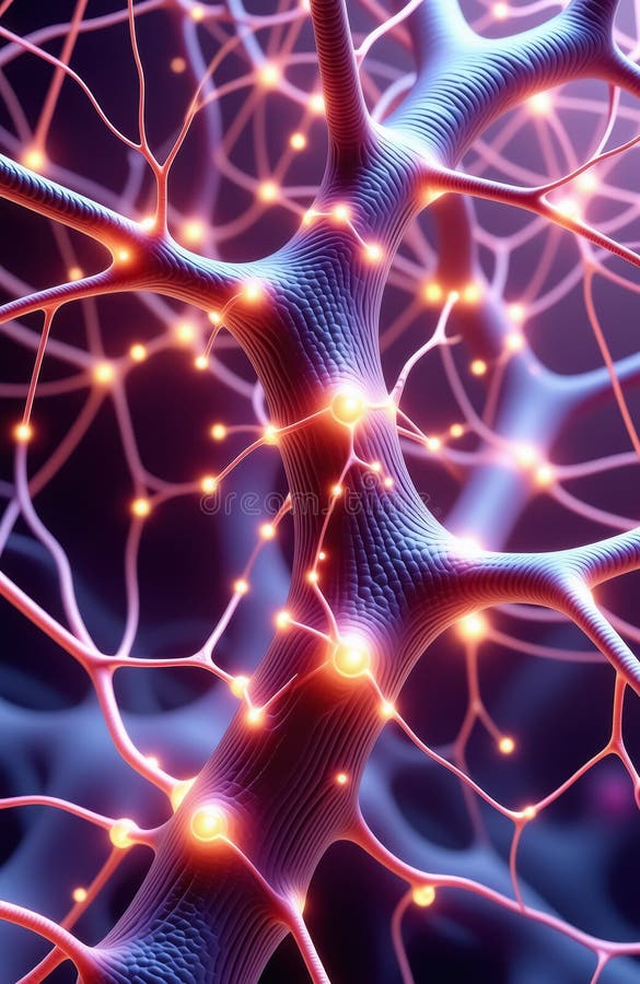 Intricate Neural Network with Glowing Synapses and Complex Connections ... Intricate Neural Network with Glowing Synapses and Complex Connections ...