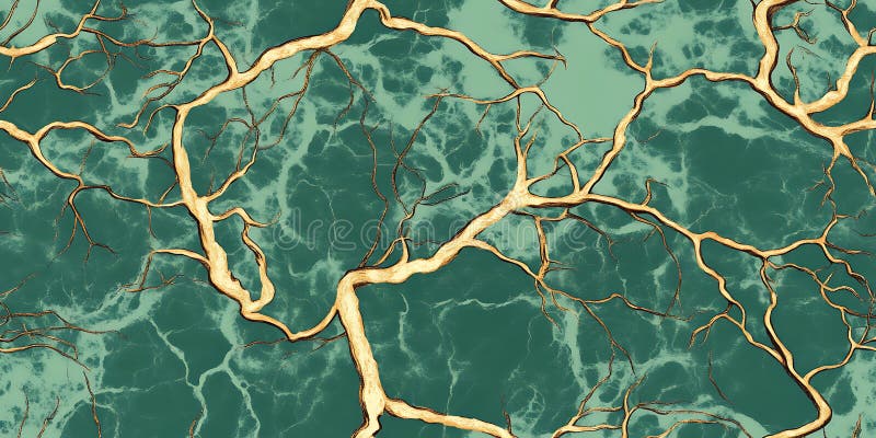 Intricate Neuron Seamless Repeat Pattern Featuring Organic Lines on a ...