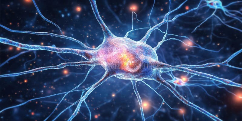 Intricate Neuron Structure Showcasing Connectivity in the Brain S ...