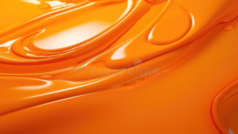 Intricate Orange Paint Drip Stock Illustration - Illustration of ...