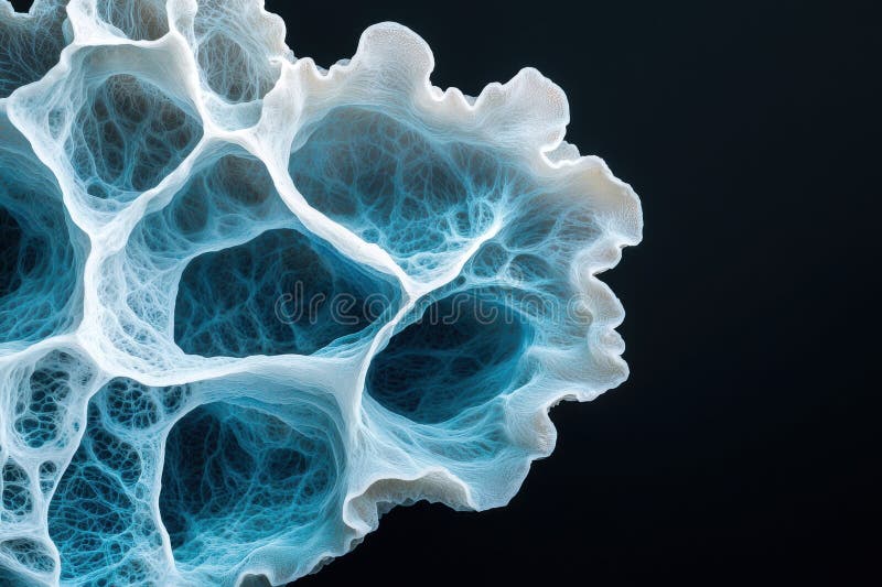 Intricate Organic Cellular Structure Stock Illustration - Illustration ...