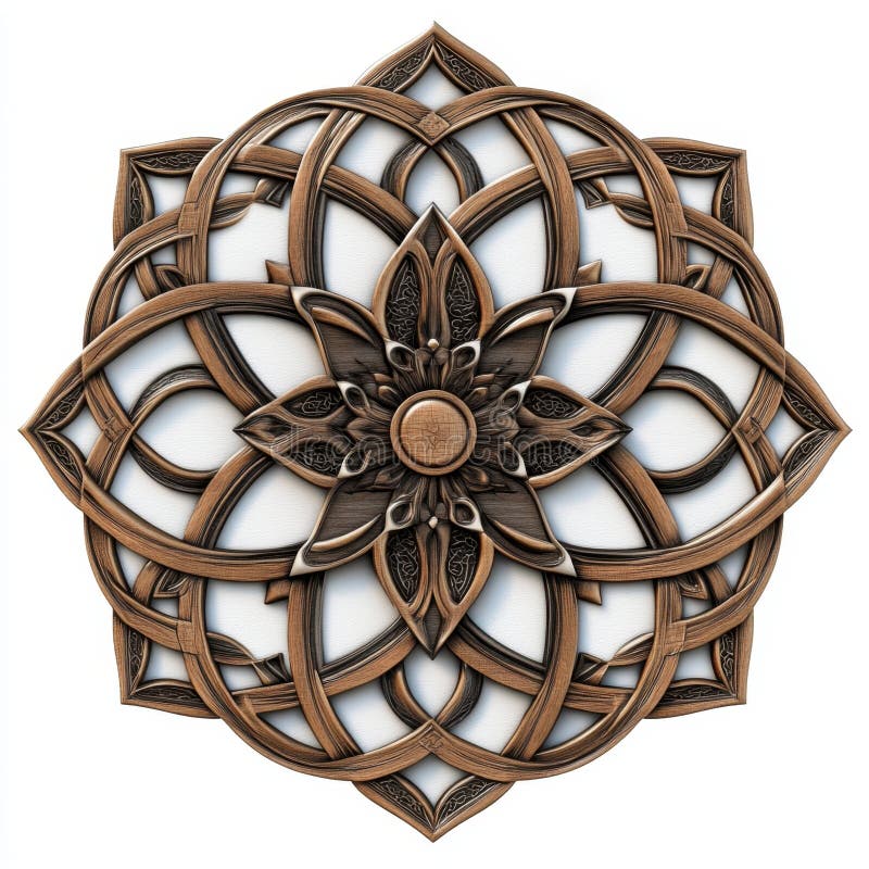 Exquisite Ornate Decorative Panel with Intricate Floral Motifs Celtic ...